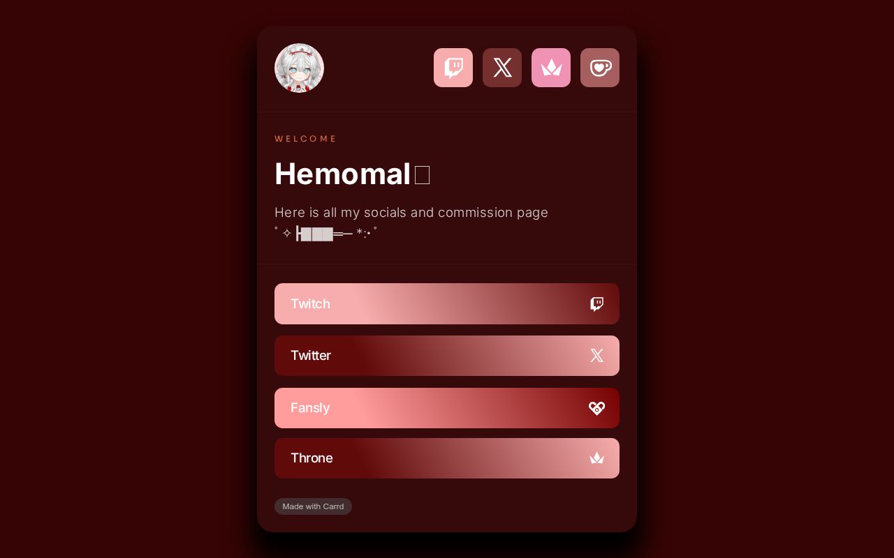 Socials Page